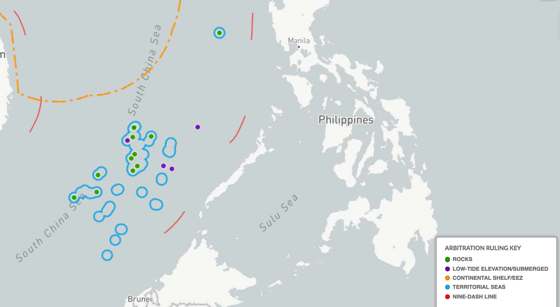 Philippines v. China: Arbitration Outcomes | Asia Maritime Transparency ...